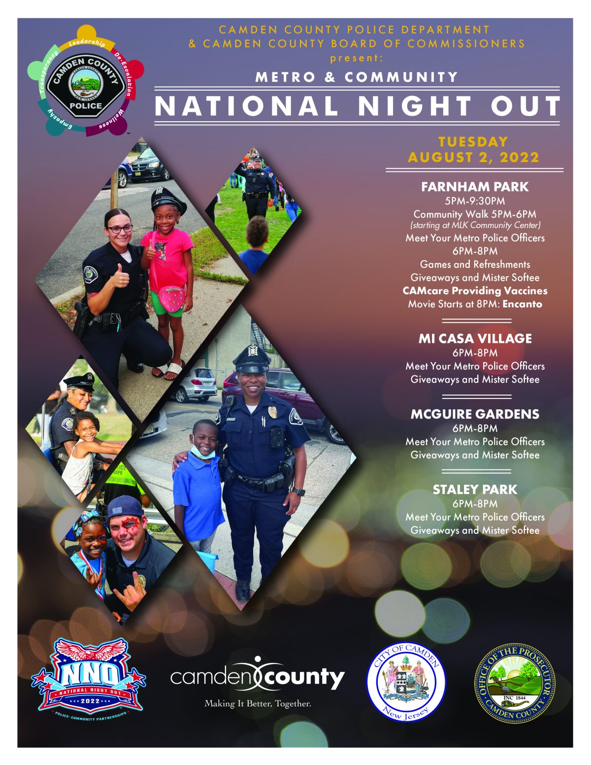 Join us on Aug. 2, 2022 for National Night Out - Camden County Police ...