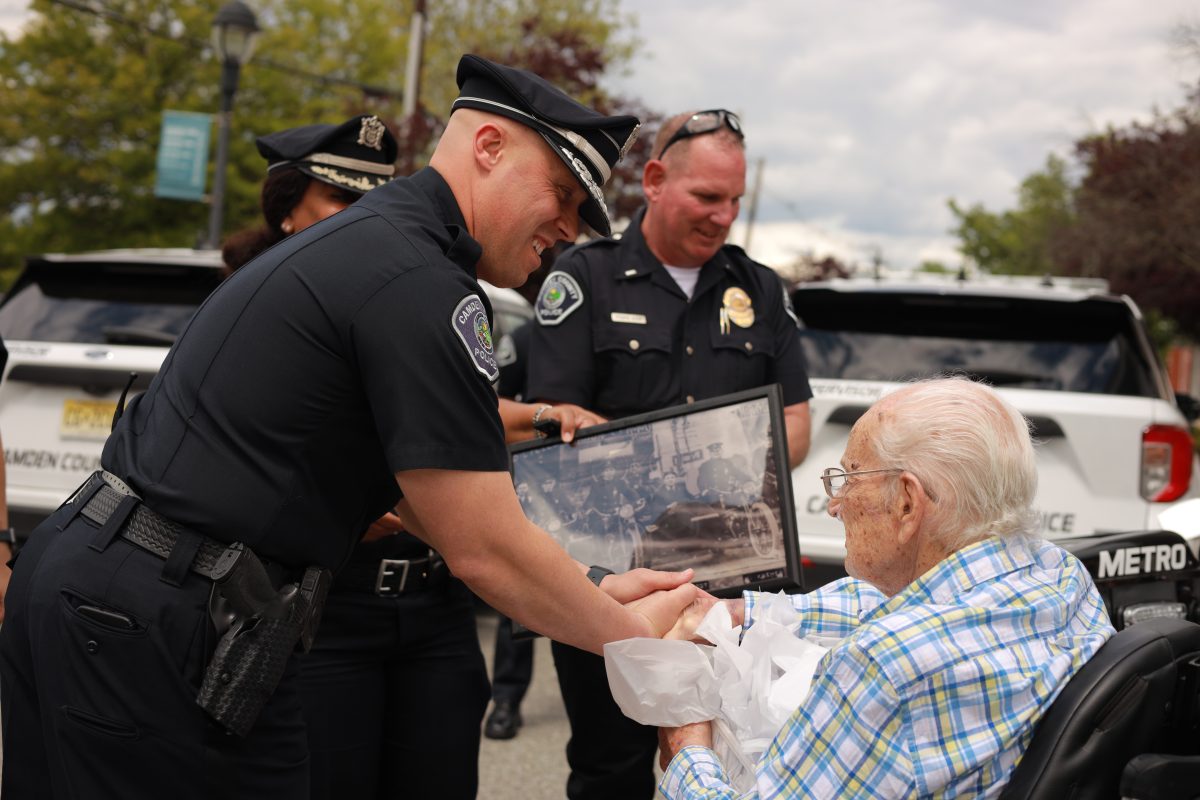 Retired policemen celebrates 100th birthday! - Camden County Police ...